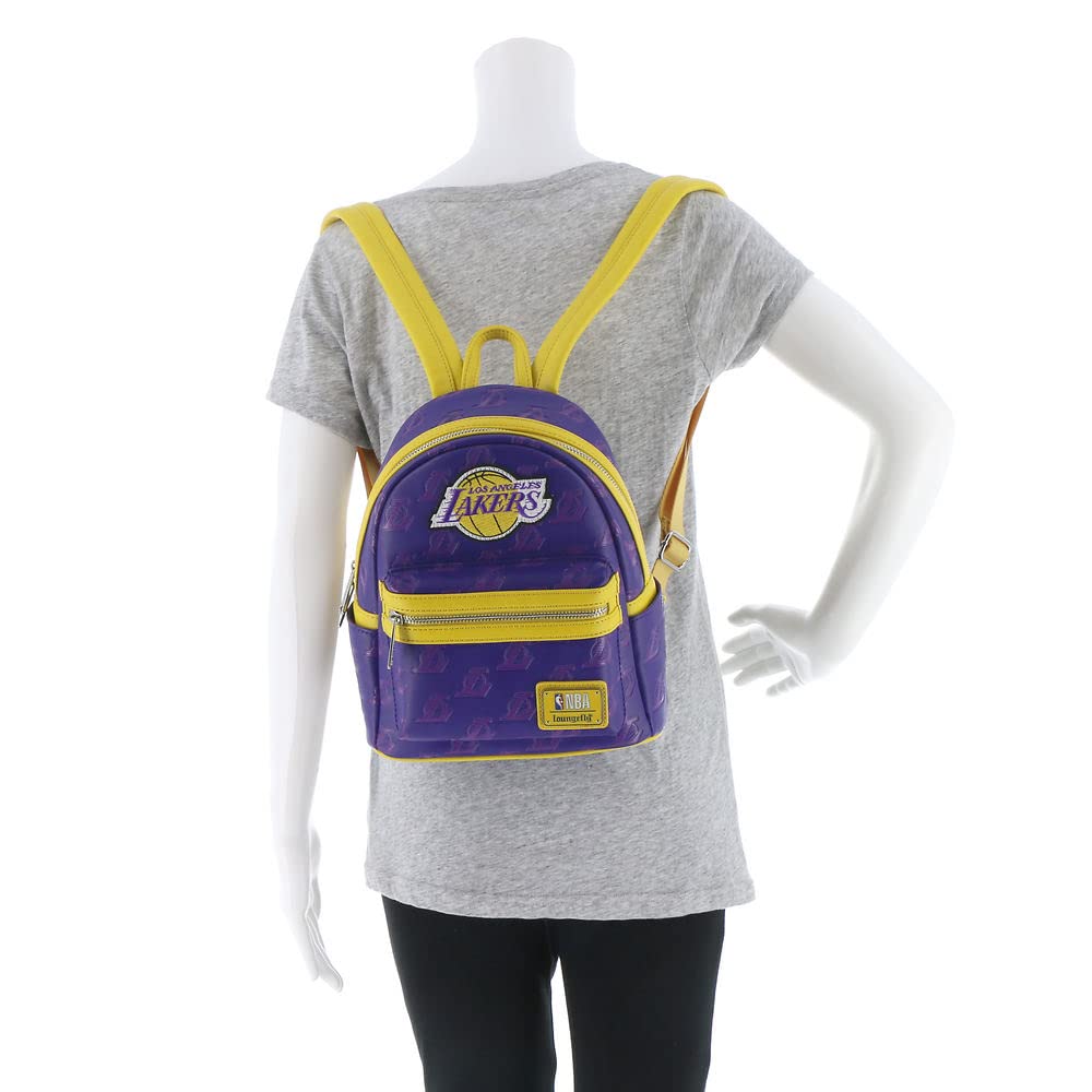 Loungefly NBA: Los Angeles Lakers Logo Mini-Backpack