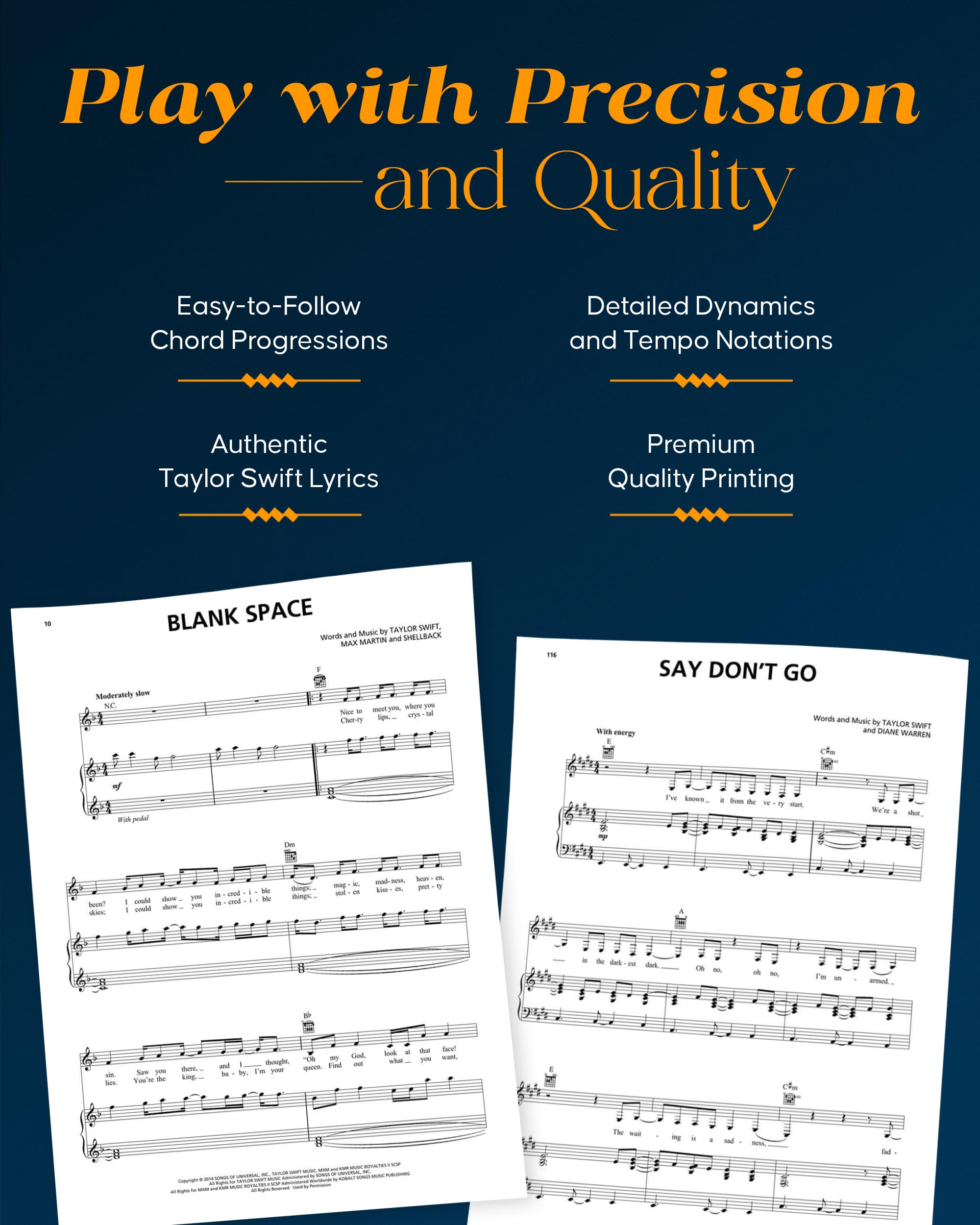 Taylor Swift - 1989 (Taylor's Version): Piano/Vocal/Guitar Songbook