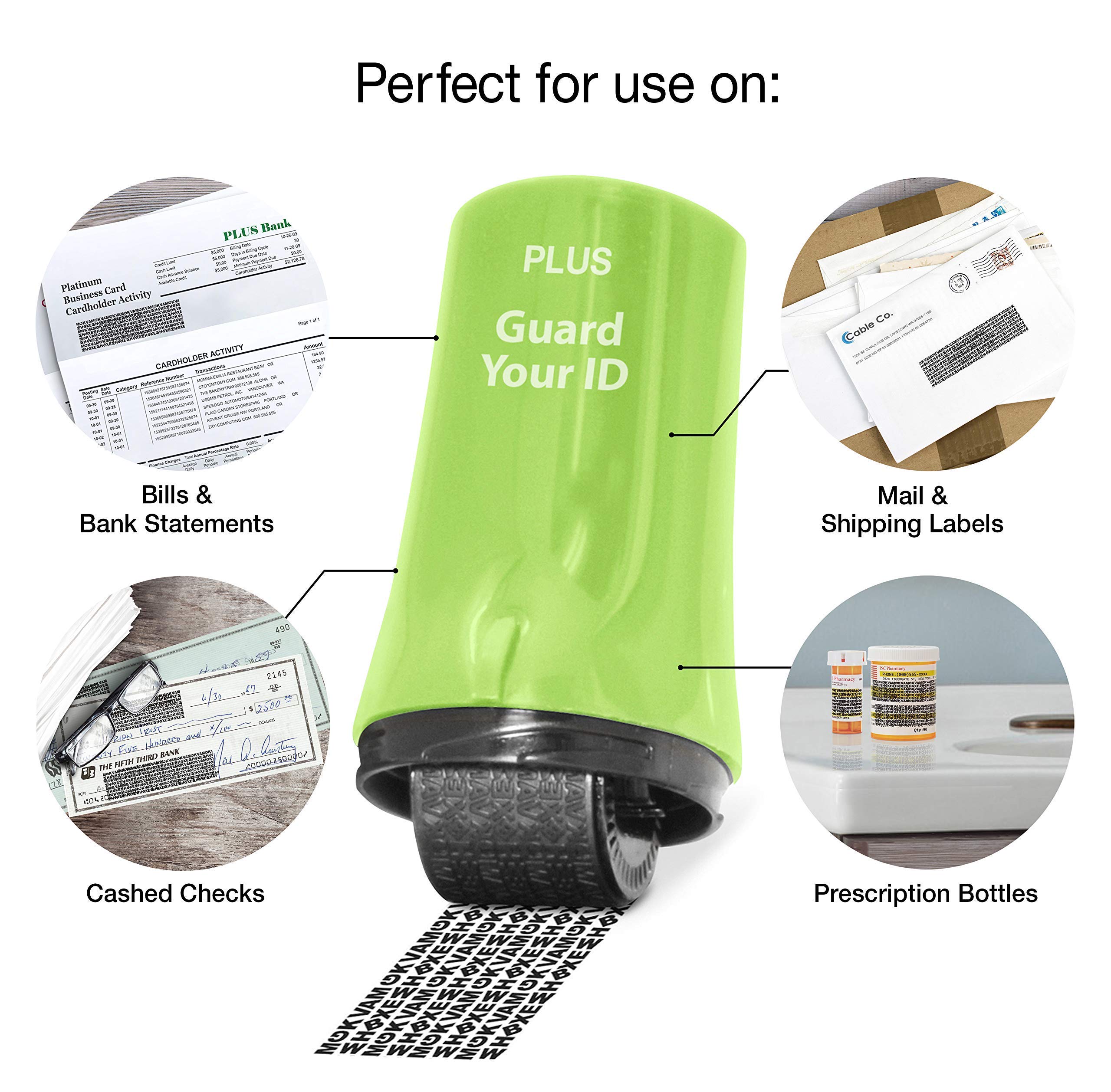 Guard Your ID ADVANCED Roller Identity Theft Prevention Security Stamp GREEN (38311)