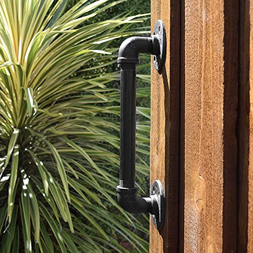 WSZTT Farm House Door Pull Handle Drawer Multifunction Easy Install Closet Alloy Indoor Outdoor for Sliding Barn Simple Fence