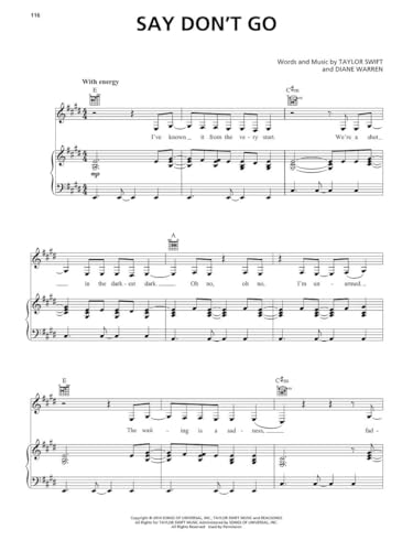 Taylor Swift - 1989 (Taylor's Version): Piano/Vocal/Guitar Songbook
