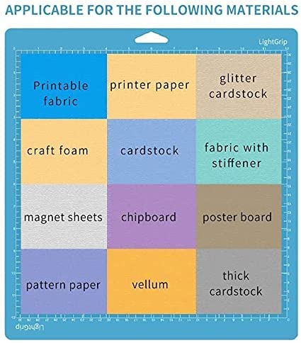 Cutting Mat for Cricuts, FOME 4PCS Standard Adhesive Grip Cutting Mat 12x12 inch Standard Adhesive Sticky Quilting Replacement Cut Mats for Cricuts Maker 3/Maker/Explore 3/Air 2/Air/One