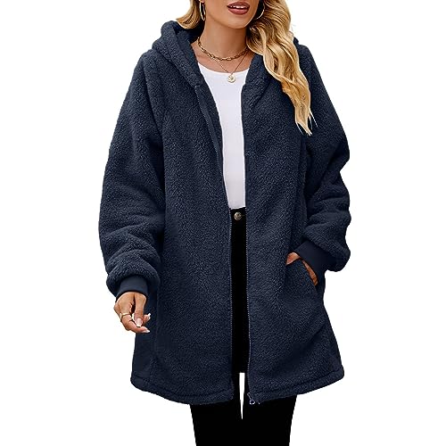 y2k Jackets Halloween Costumes for Women Long Sleeve Soft Chunky Knit Sweater Open Front Cardigans Outwear Coat Women Plaid Jacket White Crop Sweatshirt hot Pink Sweatshirt Black Sweatshirt Match
