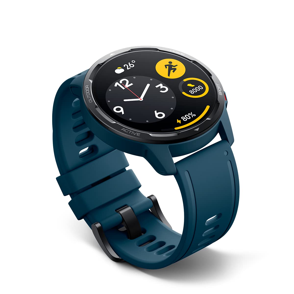 Xiaomi Watch S1 Active, 1.43" AMOLED Display, 117 Fitness Modes, 19 Professional Modes, 200+ Watch Faces, Exquisite Metal Bezel, Dual-Band GPS, 12 Days of Battery Life, Bluetooth Phone Call, Blue