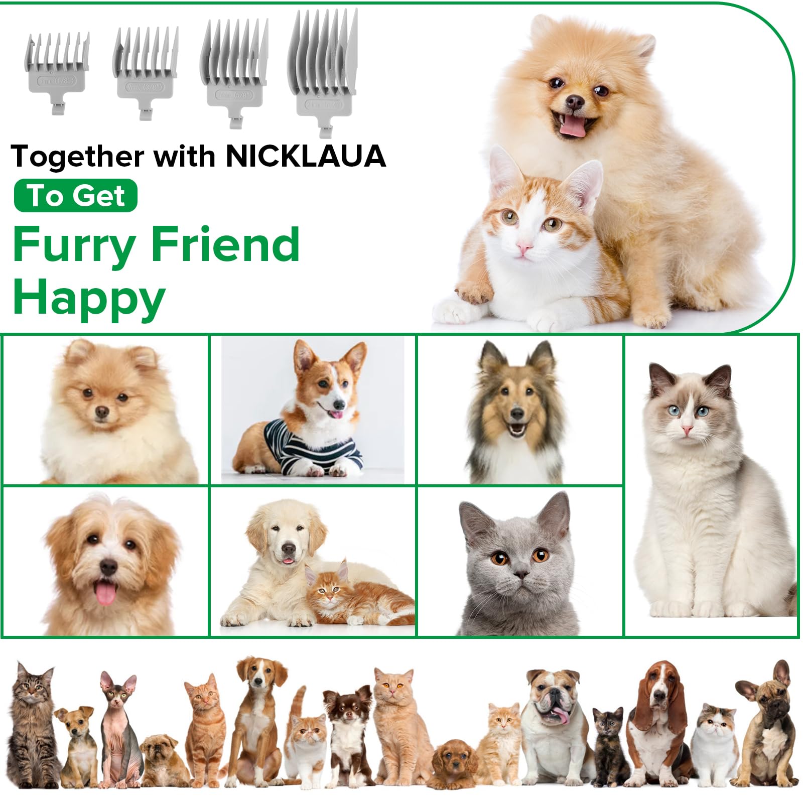 Nicklaua Dog Grooming Kit