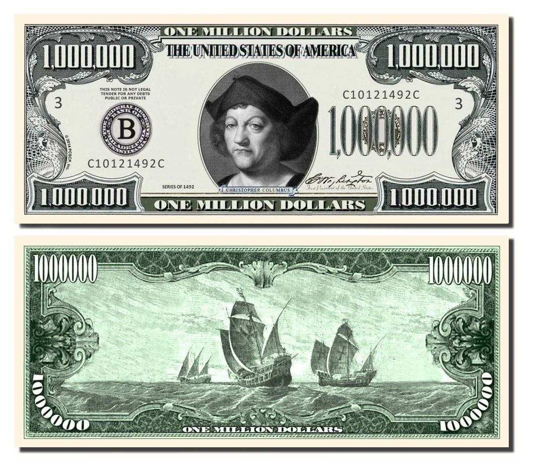 Set of 10 Zombie Apocalypse Novelty Million Dollar Bills with 1 Bonus Clear Protector & 1 Bonus Bill