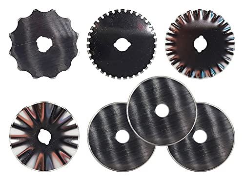 Ultima 45mm Rotary Cutter Kit β Ergonomic Rotary Cutter with 8 SKS-7 Steel Blades, Straight & Pattern-Cut