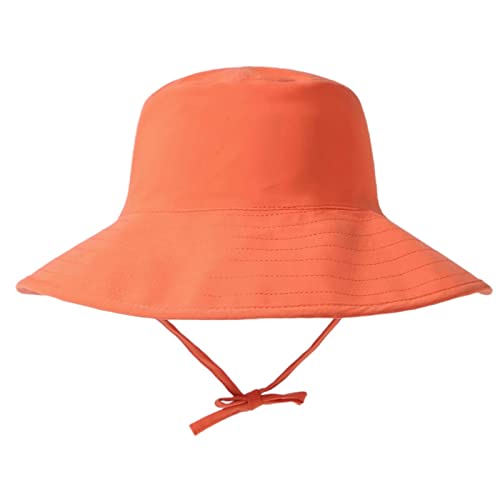 Connectyle Baby Girls' Sun Hat UPF 50+ Adjustable Reversible Bucket Hat UV Protection Hat Flower S