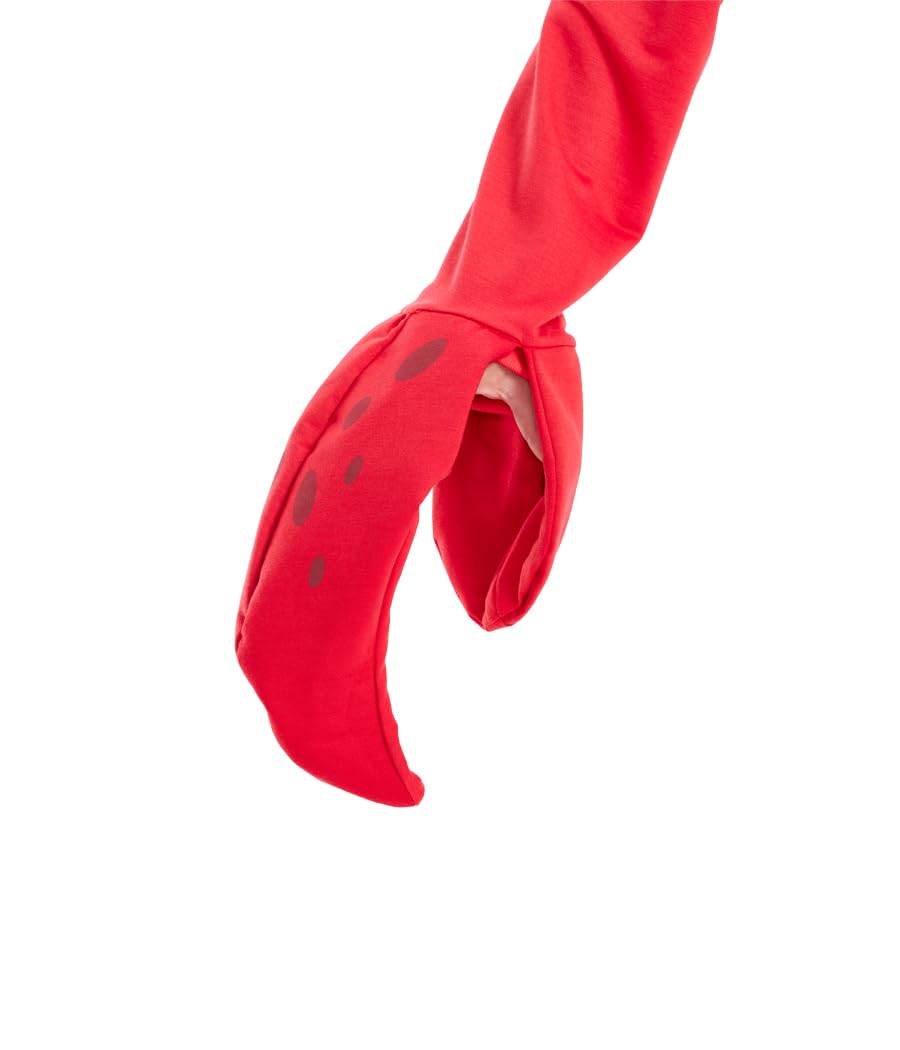 Tipsy Elves' Men's Lobster Costume - Red Sea Crustacean Halloween Jumpsuit Size Large