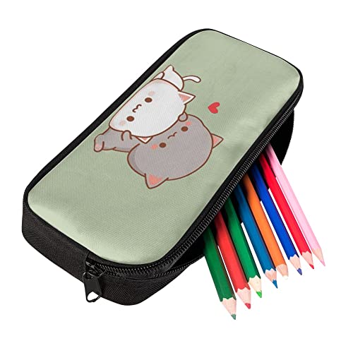 Ystardream Cute Cat Pencil Case for Boys Pencil Pen Case Big Capacity College Office Pencil Pouch Organize Bag for Teens Girls Adults Student