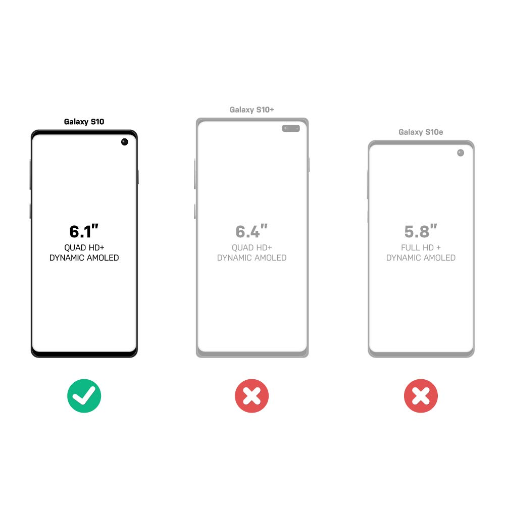 OtterBox Commuter Series Case for Galaxy S10 - Retail Packaging - Bespoke Way (Blazer Blue/Stormy SEAS Blue)