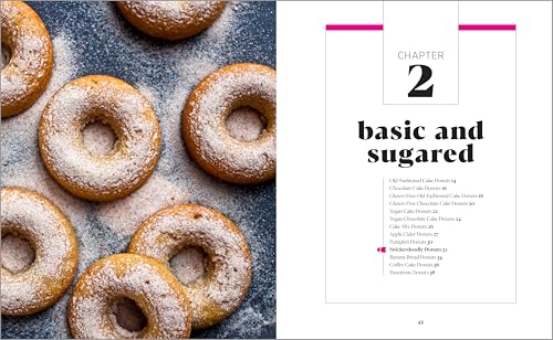 The Easy Baked Donut Cookbook: 60 Sweet and Savory Recipes for Your Oven and Mini Donut Maker