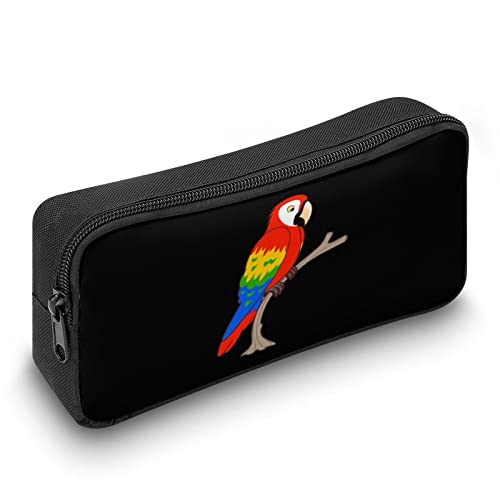 Cartoon Parrot Pencil Case Makeup Bag Big Capacity Pouch Organizer for Office College