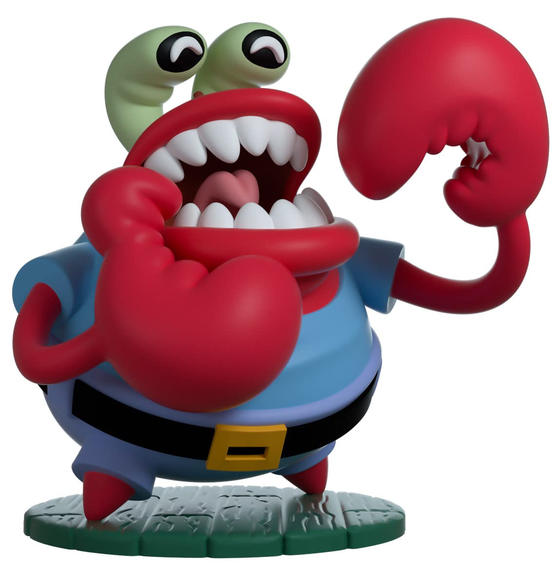 Youtooz Choking Mr Krabs Vinyl Figure, 3.6" Youtooz Spongebob Collectible Official Mr. Krabs Figurine from Spongebob Squarepants - Youtooz Spongebob Squarepants Collection