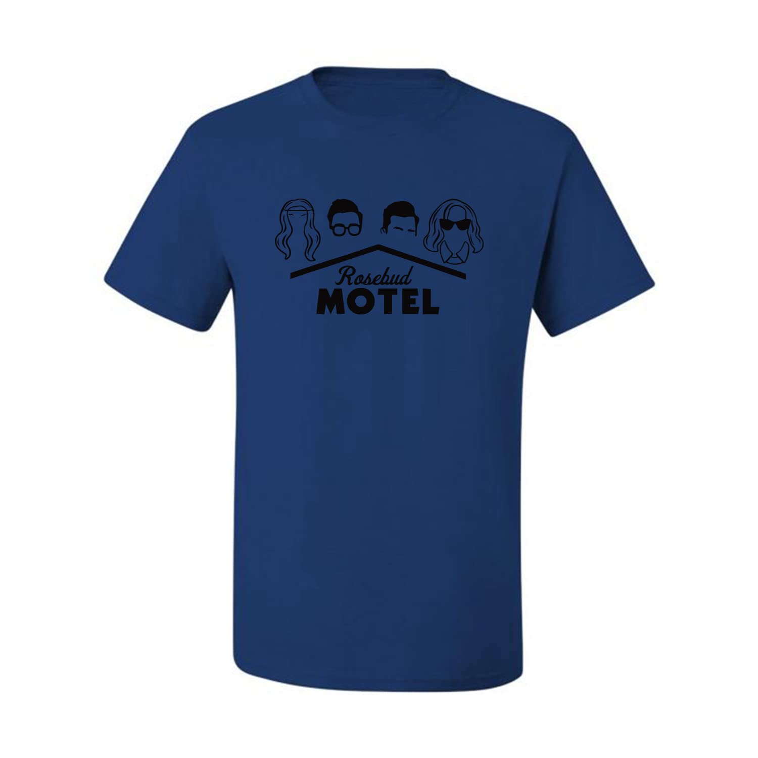Classic Rosebud Motel Humor Men's Graphic T-Shirt, Royal, XX-Large