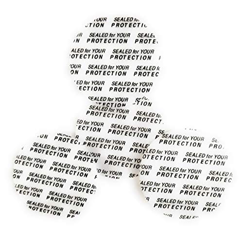 Rewarding Essentials 33mm Pressure Sensitive PS Foam Cap Liners Tamper Seal Cap Liner Sealed for your Protection (25)