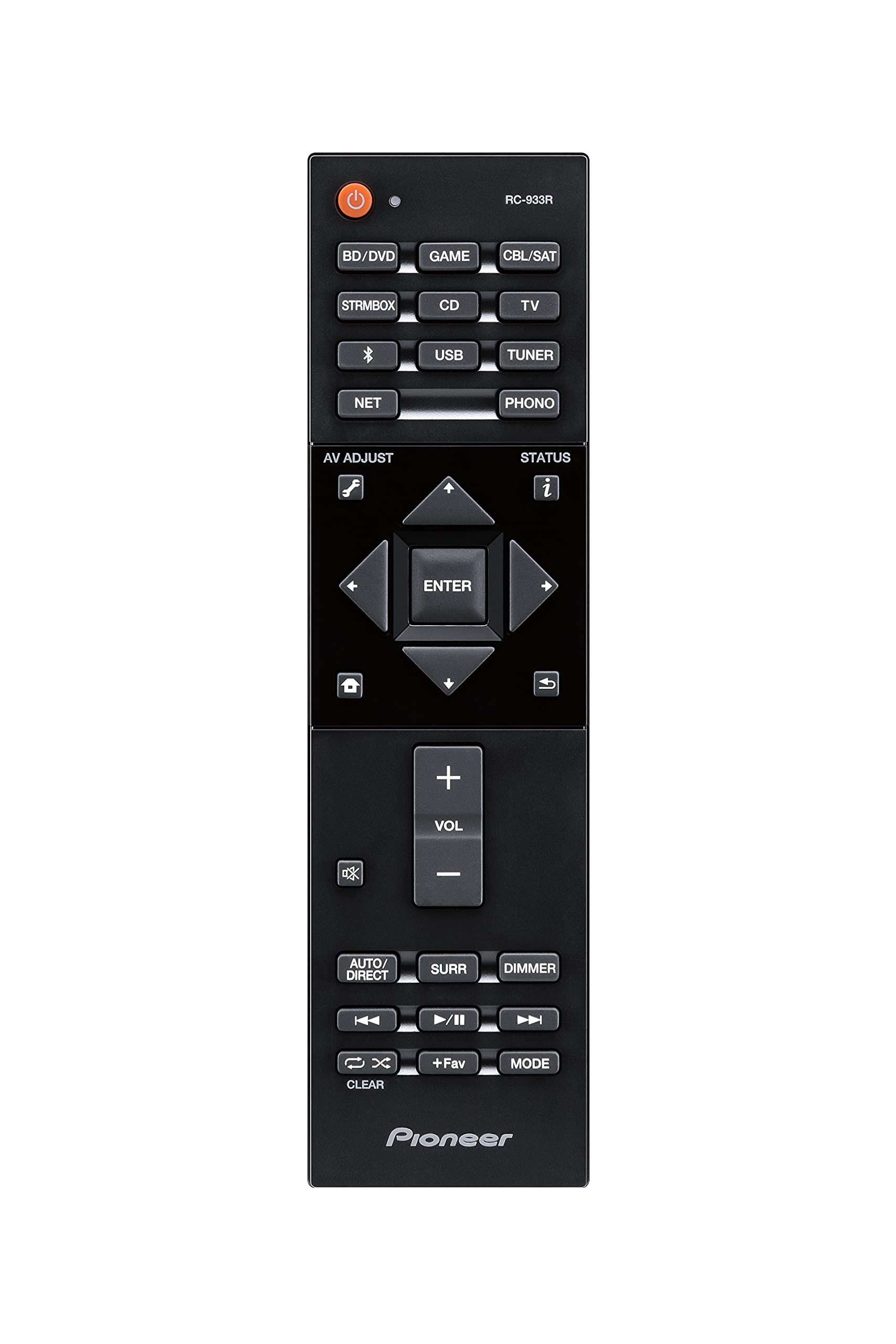 Pioneer VSX-S520 Slim Home Audio and Video Receiver - Black