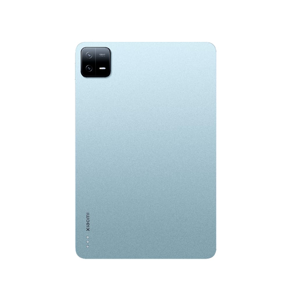 Xiaomi Pad 6 WiFi Version 11 inches 144Hz 8840mAh Bluetooth 5.2 Four Speakers Dolby Atmos 13 Mp Camera + Fast Car 51W Charger Bundle (Mist Blue, 256GB + 8GB)