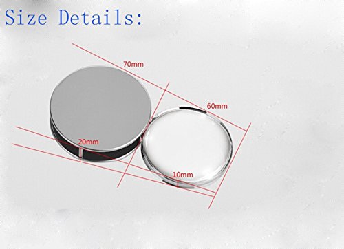 Mini Pocket Magnifier 20X Foldable Handheld Jewelry Loupe with Metal Protective Case Reading Magnifying Glasses for Small Prints,Coins,Science,Low Vision,Gift for Seniors and Kids