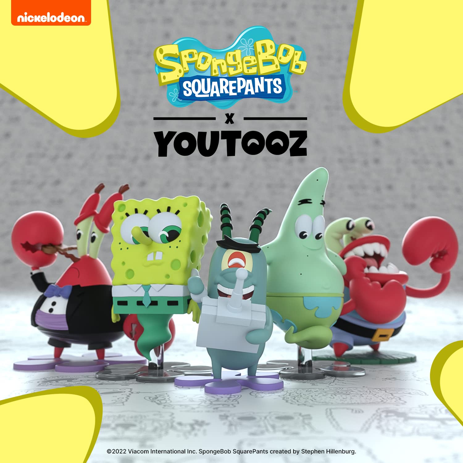 Youtooz Choking Mr Krabs Vinyl Figure, 3.6" Youtooz Spongebob Collectible Official Mr. Krabs Figurine from Spongebob Squarepants - Youtooz Spongebob Squarepants Collection