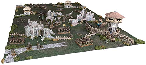 Battle Systems – Modular Fantasy Scenery – Perfect for Roleplaying and Wargames - Multi Level Tabletop Terrain for 28mm Miniatures – Colour Printed Model Diorama – DND Warhammer (Battlefield)