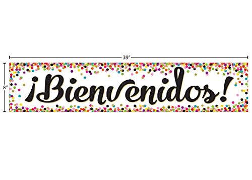 Teacher Created Resources® Confetti Bienvenidos (Spanish Welcome) Banner