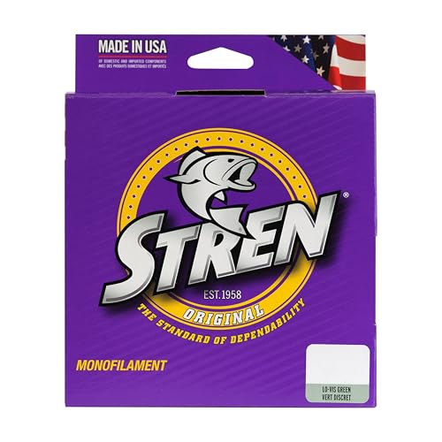 Stren Original Monofilament Fishing Line, Lo-Vis Green, 12lb | 5.4kg, Suitable for Freshwater Environments