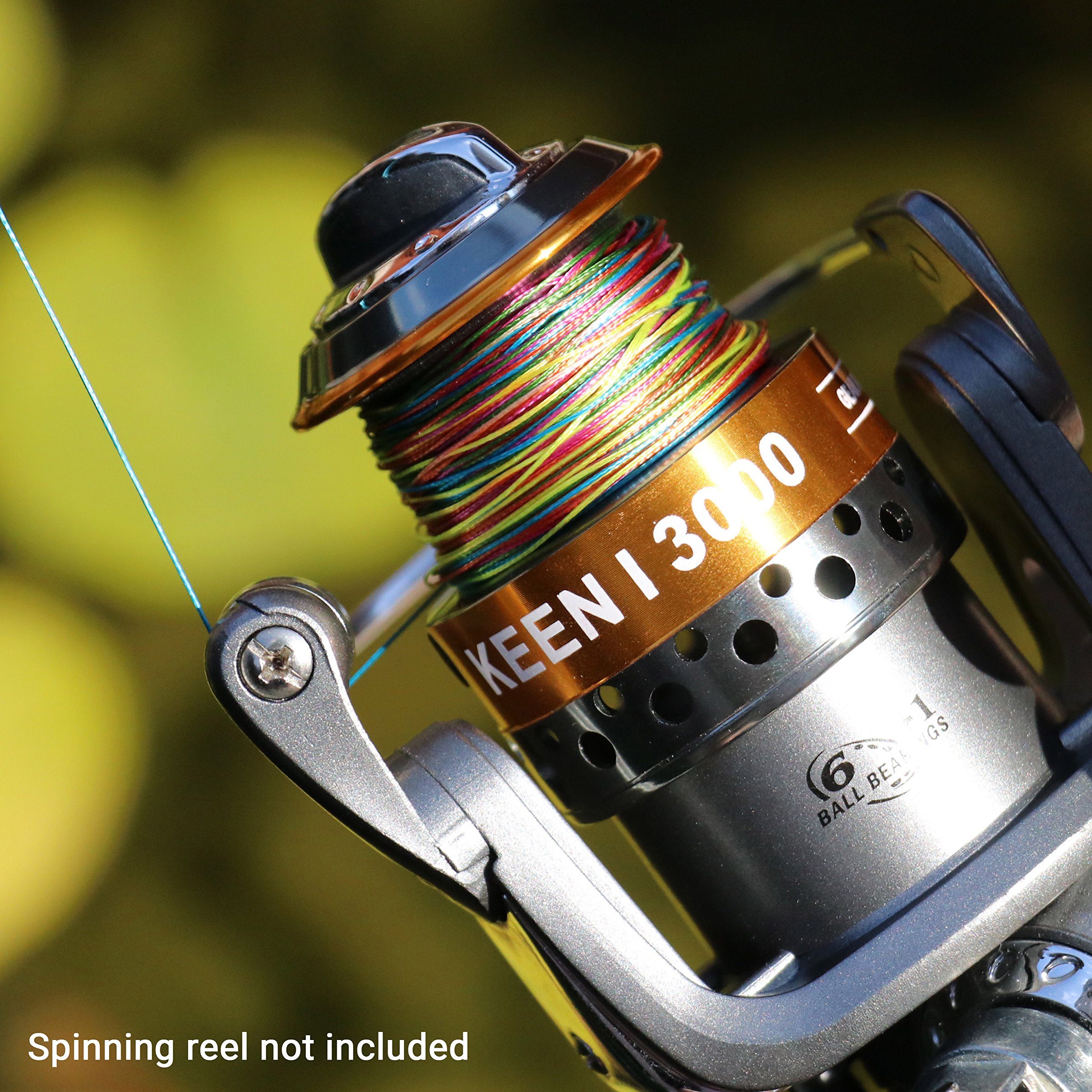 RUNCL Braided Fishing Line, 8 Strand Abrasion Resistant Fishing Line Braid, Super Durable, Smooth Casting, Zero Stretch, Smaller Diameter, Hi Vis, 328-1093 Yards, 12-100LB(40LB,328yds)