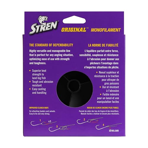 Stren Original Monofilament Fishing Line, Lo-Vis Green, 12lb | 5.4kg, Suitable for Freshwater Environments