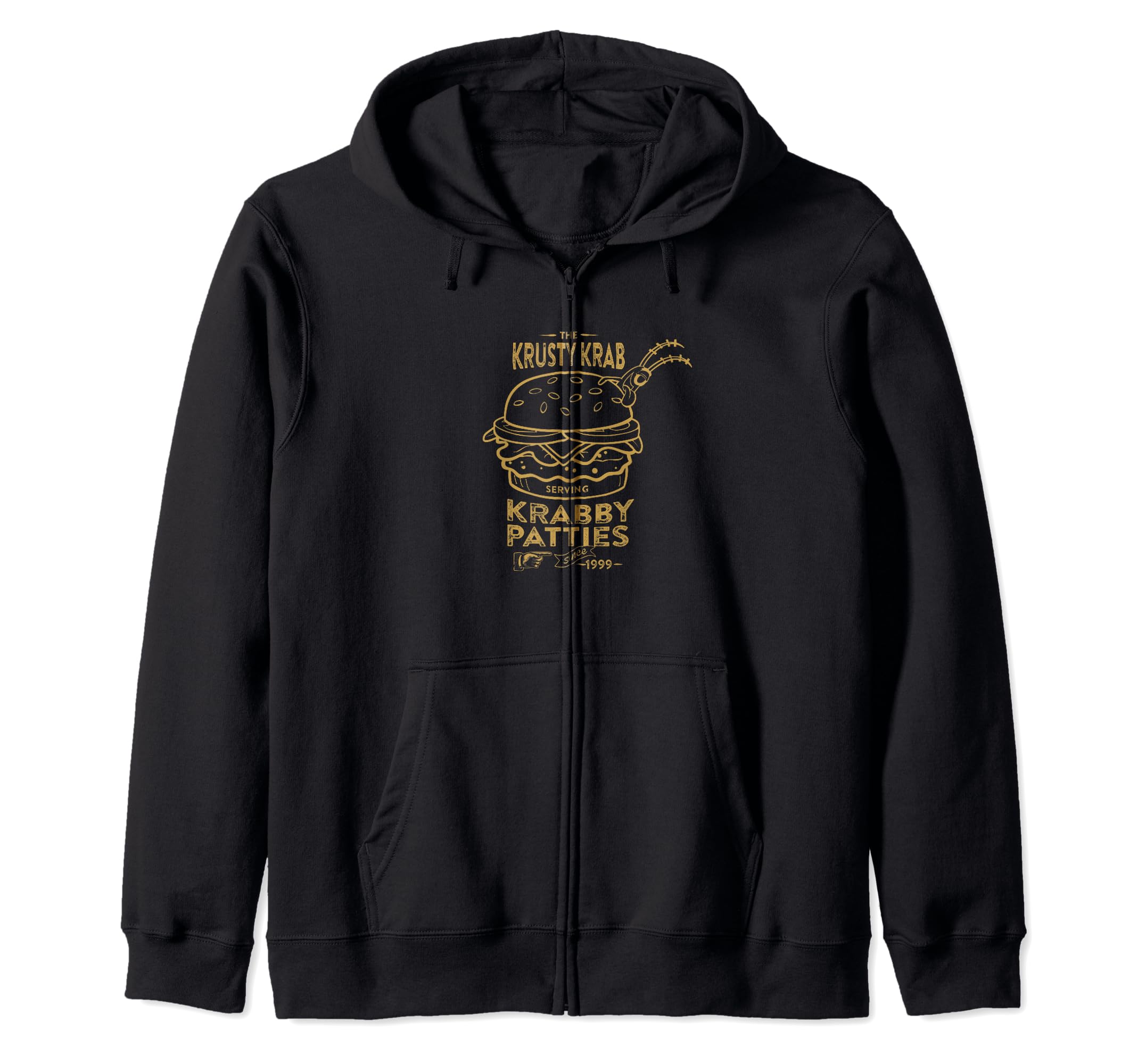 SpongeBob SquarePants Krusty Krab Krabby Patties Ad Zip Hoodie