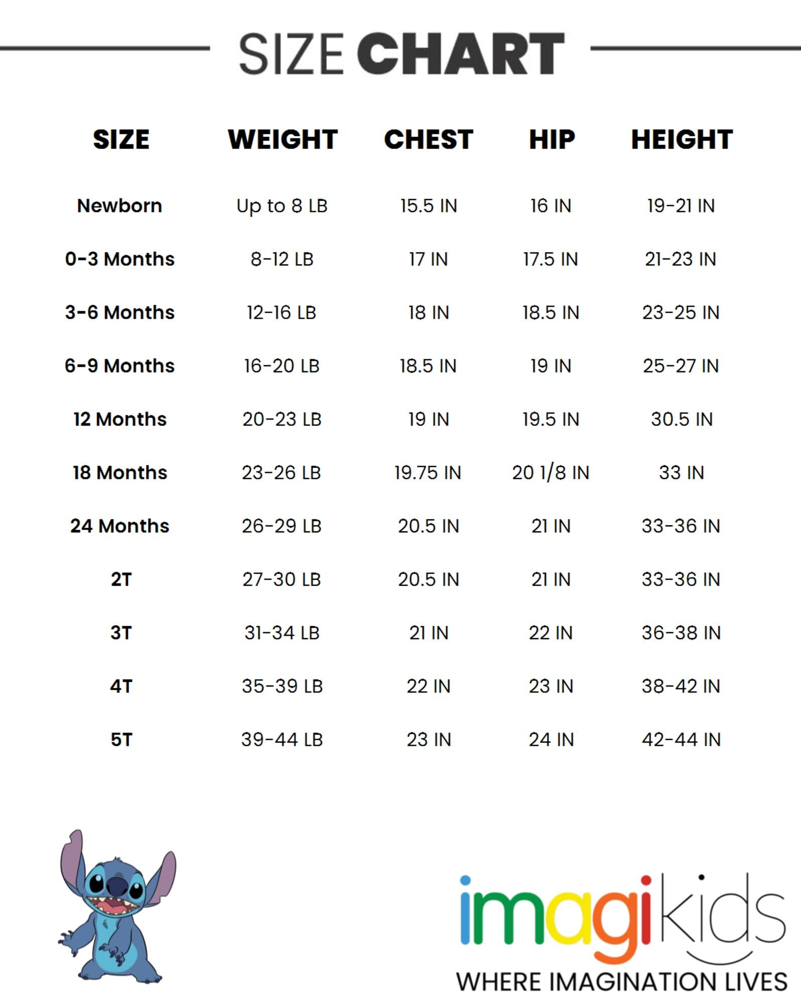Disney D100 Stitch Mickey Mouse Winnie the Pooh Newborn Baby Boys Bodysuit Multicolor Newborn
