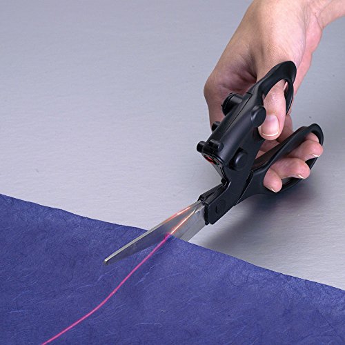 Bits and Pieces - Household Laser Scissors Gadget - Durable and Sturdy Sewing and Crafts Scissors
