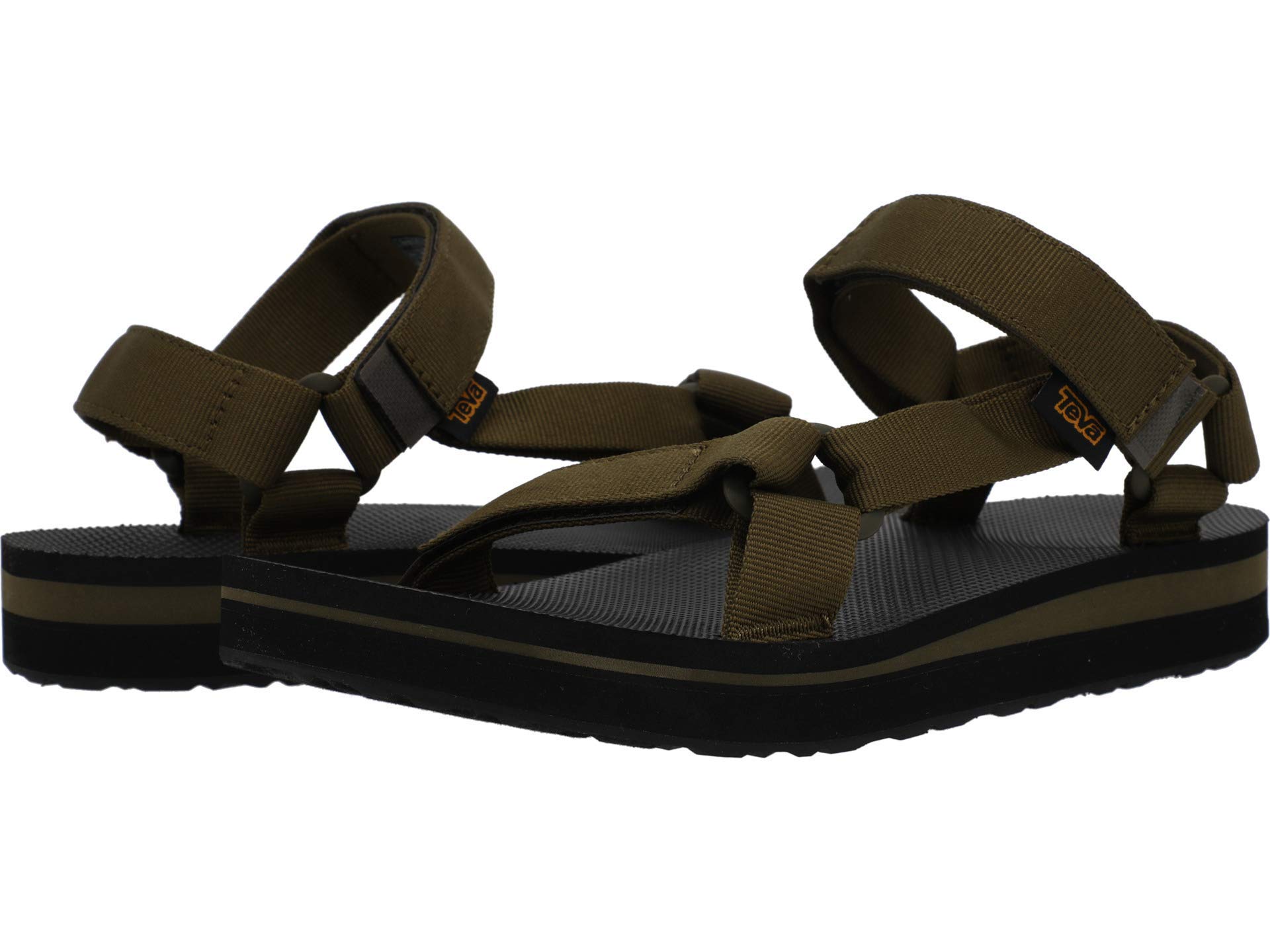 Teva Men's Mid Universal Sandal, Dark Olive, 10