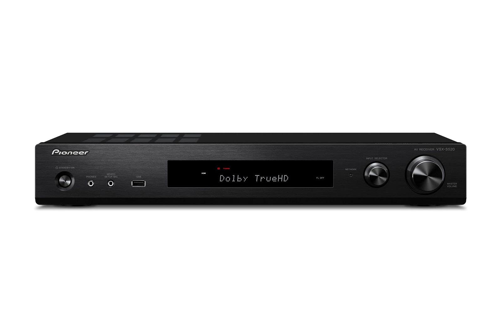 Pioneer VSX-S520 Slim Home Audio and Video Receiver - Black