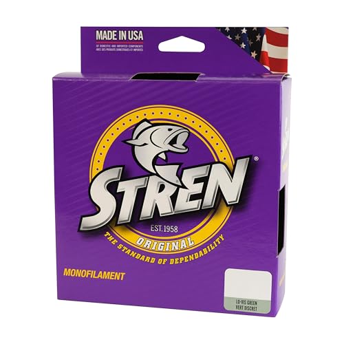 Stren Original Monofilament Fishing Line, Lo-Vis Green, 12lb | 5.4kg, Suitable for Freshwater Environments
