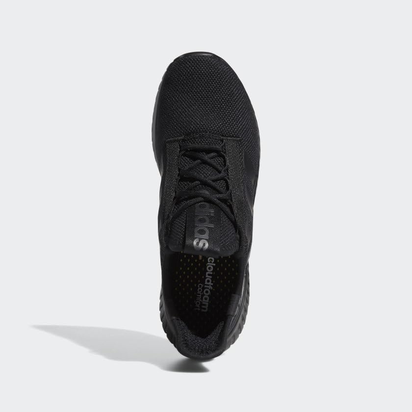 adidas Men's Kaptir 2.0 Running Shoe, Core Black/Core Black/Carbon, 9.5