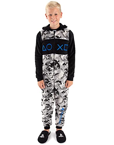 PlayStation Onesie Boys All In One Camo Game Kids 9-10 Years