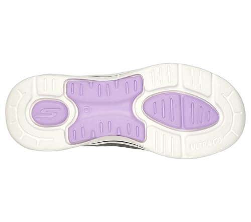 Skechers Women's Go Walk Arch Fit Unify Sneaker, Gray/Lavender, 7.5