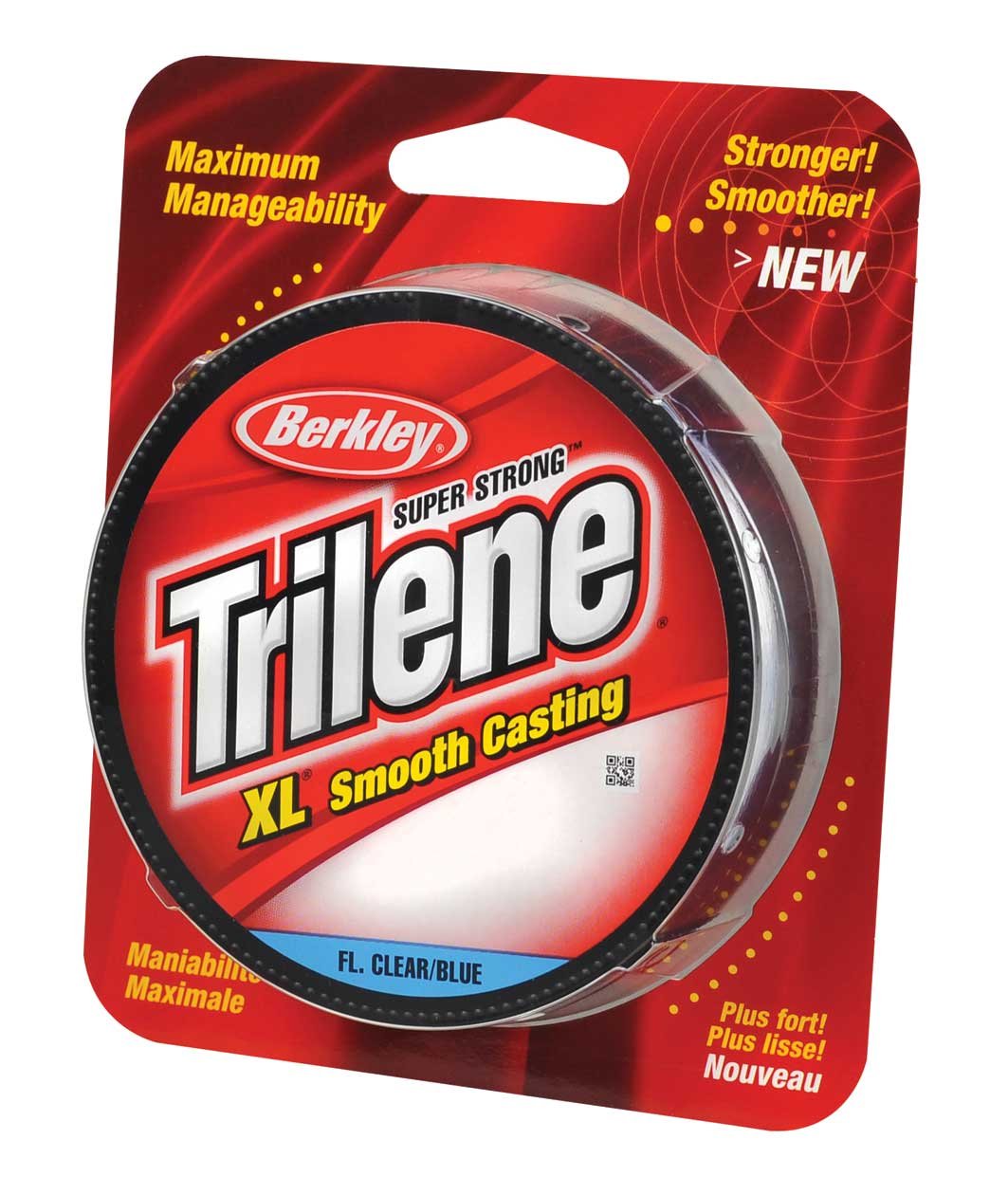Berkley Trilene® XL®, Fluorescent Clear/Blue, 8lb | 3.6kg, 330yd | 301m Monofilament Fishing Line, Suitable for Freshwater Environments