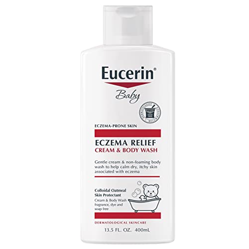 Eucerin Baby Eczema Relief Cream & Body Wash + Eucerin Baby Eczema Relief Cream Multipack, 21.5 oz
