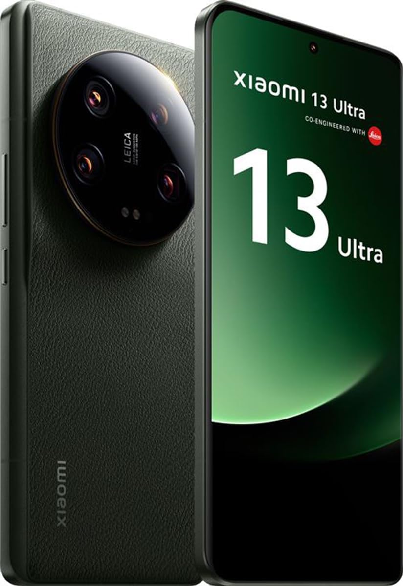 Xiaomi Mi 13 Ultra 5G 512GB 16GB Factory Unlocked (GSM Only | No CDMA - not Compatible with Verizon/Sprint) China Version - Green