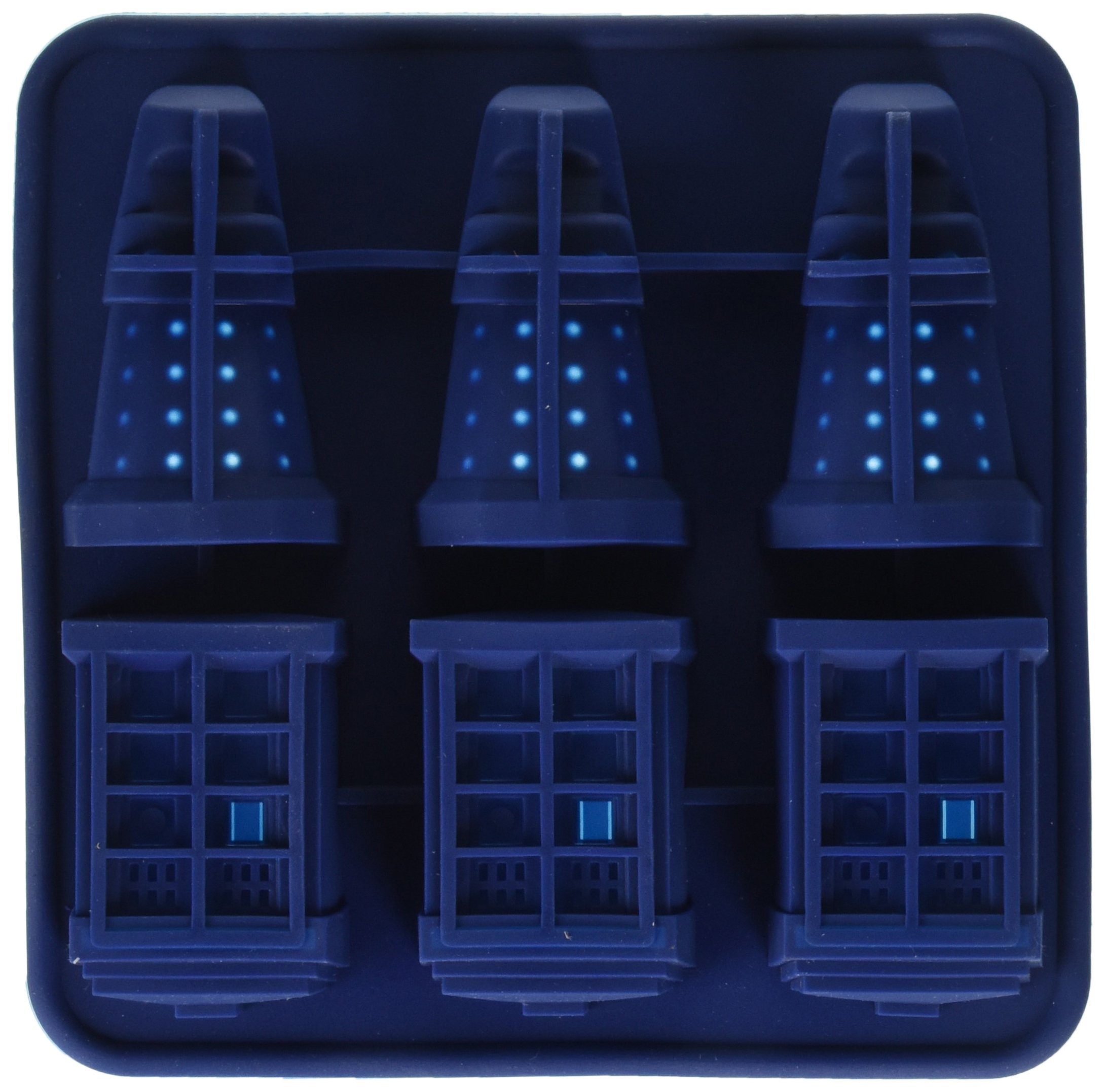 chain supply DGT3036 Doctor Who Silicone Ice Cube Tray Tardis & Daleks