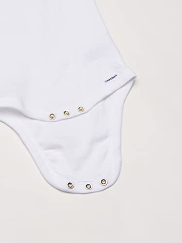 Gerber Baby 5-Pack Solid Onesies Bodysuits, White, 0-3 Months