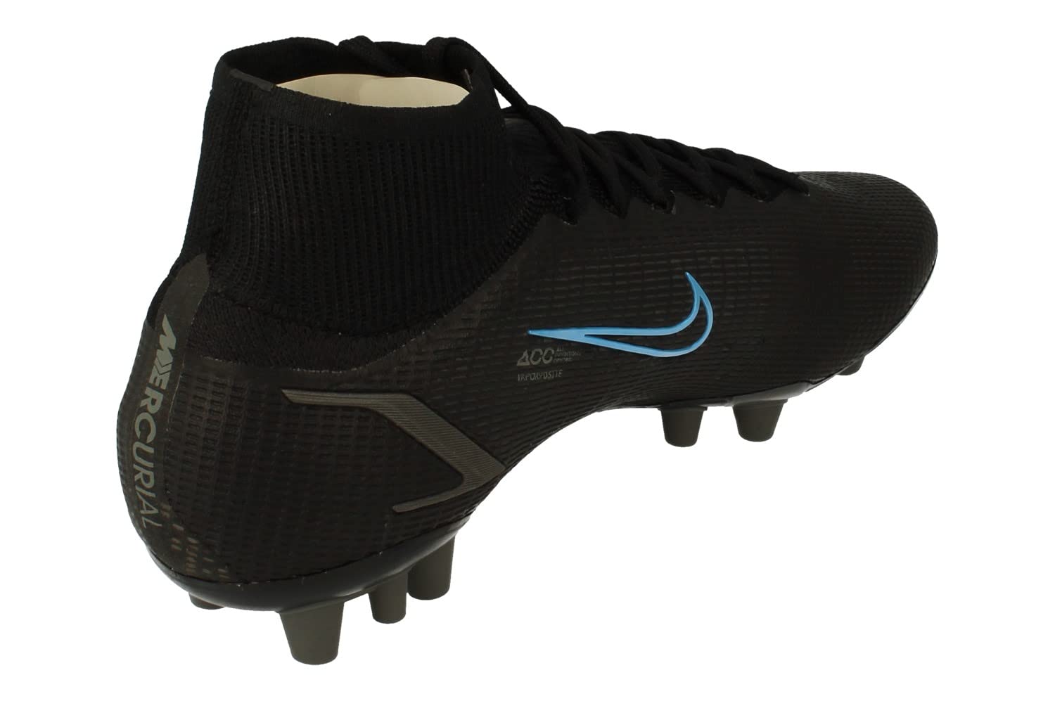 Nike Superfly 8 Elite AG Mens Football Boots CV0956 Soccer Cleats (UK 10 US 11 EU 45, Black Iron Grey 004)