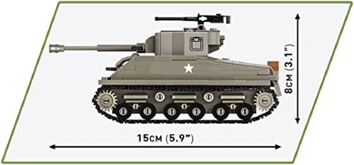 COBI Historical Collection M4A3E8 Sherman Tank
