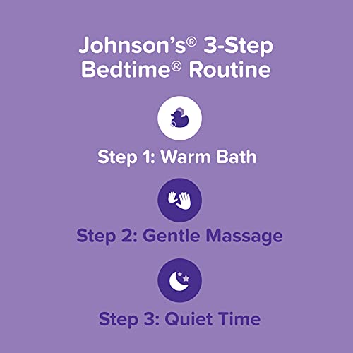 Johnson's Bedtime Baby Bath with Soothing NaturalCalm Aromas, Hypoallergenic & Tear Free Formula, 27.1 fl. oz