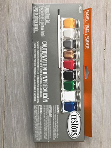Testors+281231+Enamel+All+Purpose+Craft++Hobby+11+Piece+Paint+Kit