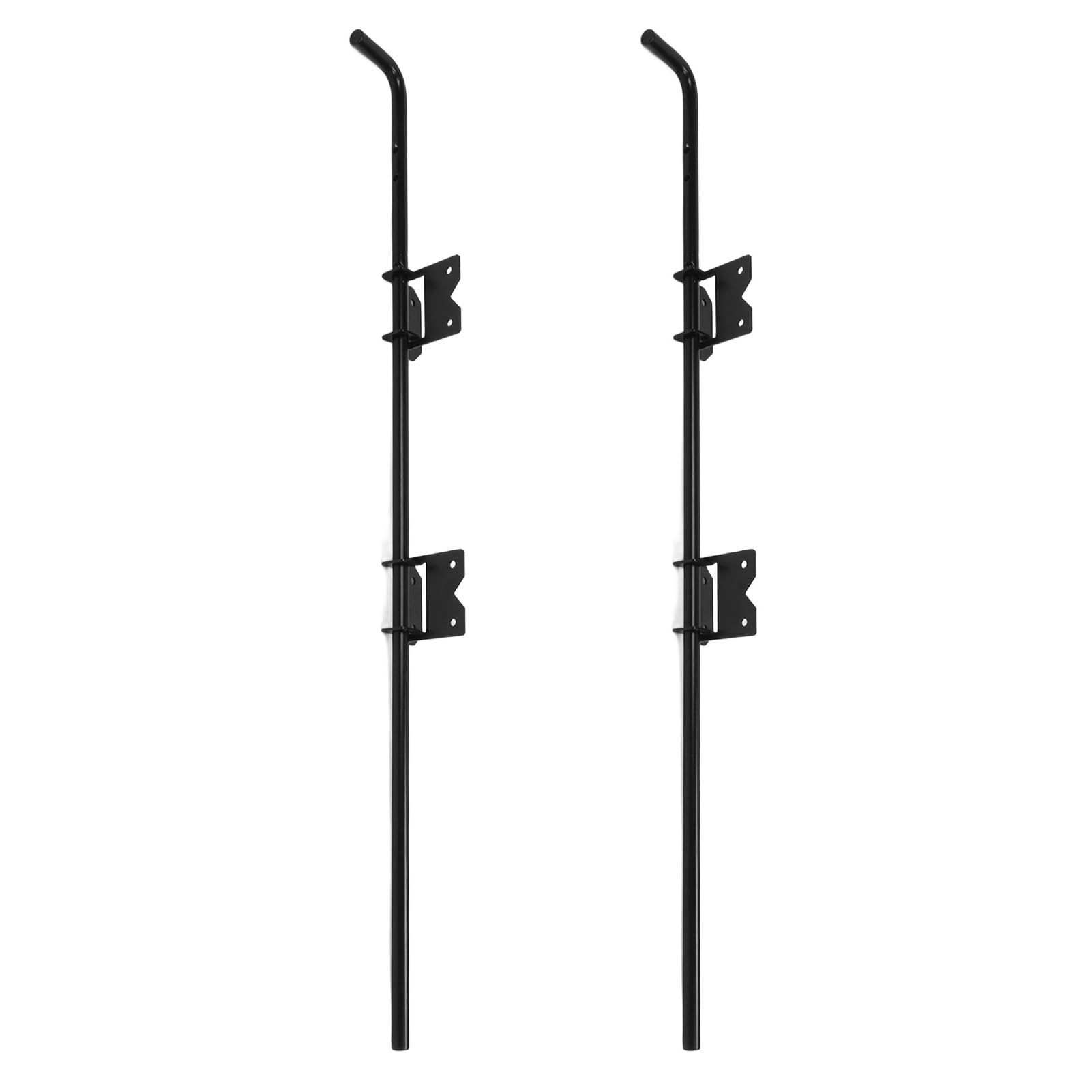 Door Bolt Garden Gate, 2 Pieces Stainless Steel Gate Bolt Bolt Bolt Gate Slider Door Slider Gate Lock Bolt Door Bolt Locking, for Wooden Fences Garden Garage 18 Inches
