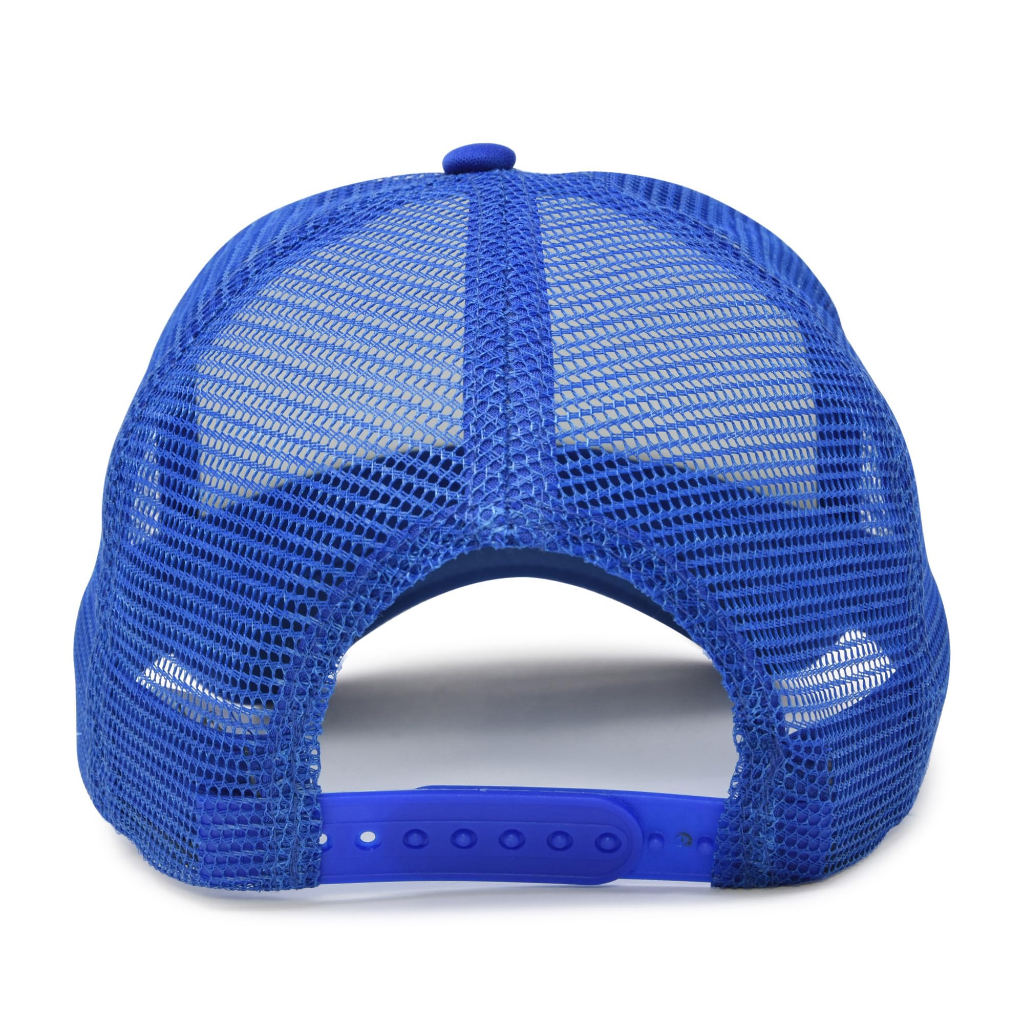 DALIX Mesh Youth Cap in Royal Blue and White