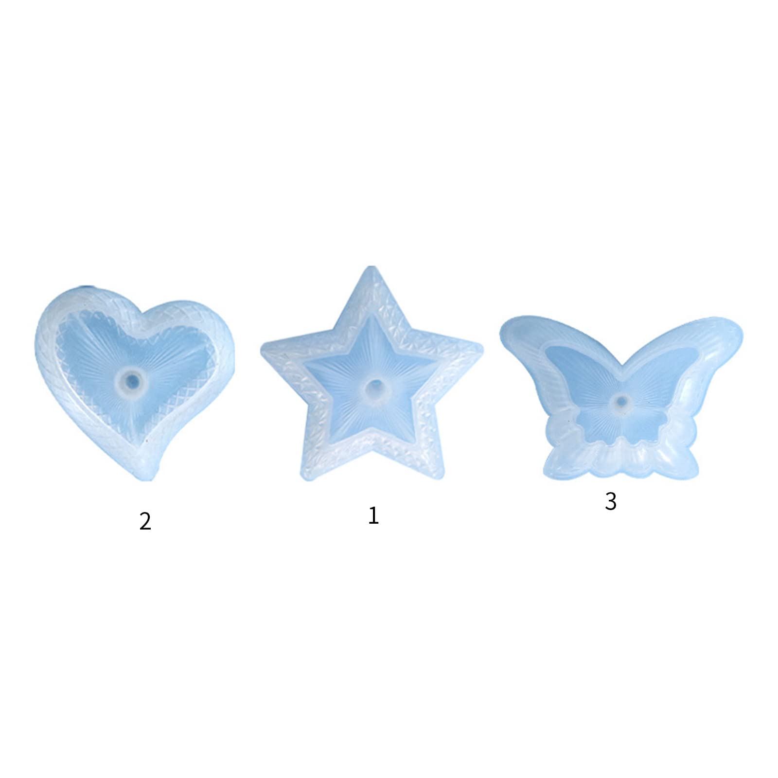 3D Love Heart Tray Resin Molds,Epoxy Crystal Jewelry Box Molds Storage Tray Resin Casting Mold for Jewelry Making